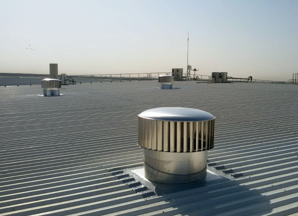 Natural Ventilation systems at Al-Marai facility